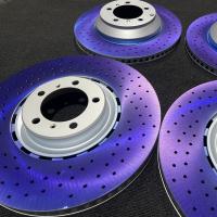 China Brake Rotor for Maserati Levante 380mm Disc Brake Pad Set in Stock Auto Drilled Slotted Brake Discs High-Carbon Alloy Cast Iron ISO9001/TS16949 Certified 34116860912 Hydraulic Brake System for sale