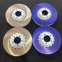 China Brake Rotor for Maserati Levante 380mm Disc Brake Pad Set in Stock Auto Drilled Slotted Brake Discs High-Carbon Alloy Cast Iron ISO9001/TS16949 Certified 34116860912 Hydraulic Brake System for sale