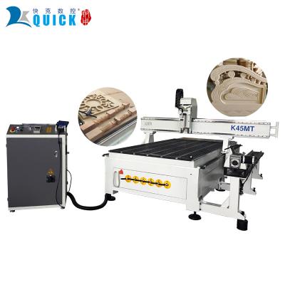 China 1325 4axis CNC Carving Machine 3d Wood Carving Machine for sale