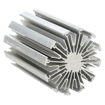 China Customize Aclidinium Long Linear Led Skived Aluminium Alloy Electronic Profile Extrusion Heat Sinks Bar for sale