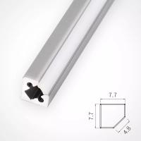 China Jedver Hot Sale Aluminum Led Profile Light Bar LED for Led Strips 7.7*7.7 Right-angle profile lights for sale