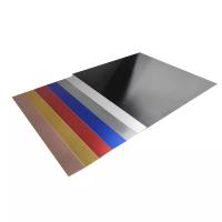 China Varies Color Black Silver Gold Anodized Aluminum Plate Processing Custom Aluminum Alloy Plate Asset Sign Plate 0.5mm 1.0 for sale