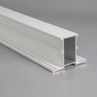 China Anodize silver profile with circular tube and square tube for aluminum pipe in Zhejiang Province for sale