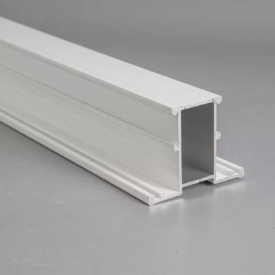 China Anodize silver profile with circular tube and square tube for aluminum pipe in Zhejiang Province for sale