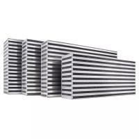 China Aluminum plate bar heat exchanger cooler core radiator intercooler core engine oil cooler core for sale