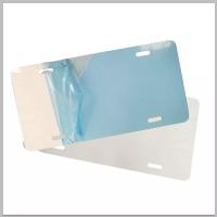 China Customized Blank Aluminum Sublimation License Plates Car License Plate Decorative Car Number Plate for sale