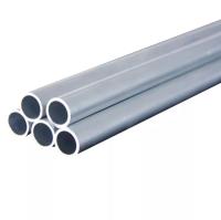 China 6063 6061 6082 A6N01 silver color rectangle anodized aluminum pipe，powder coated aluminum pipe，large diameter aluminum p for sale