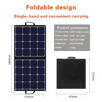 China Outdoor Portable Solar Module 24V 100w Foldable Solar Panel For Traveling for sale