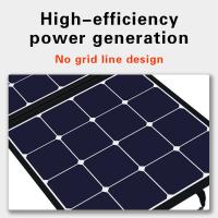 China Outdoor Portable Solar Module 24V 100w Foldable Solar Panel For Traveling for sale