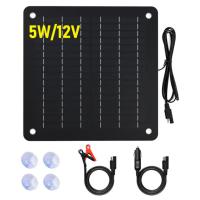 China 5W Solar Battery Charger Panel Kit Monocrystalline Portable For Car for sale