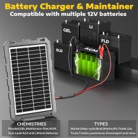 China 10W 12V Solar Battery Trickle Charger Powered Battery Maintainer Marine for sale