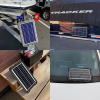 China 10W 12V Solar Battery Trickle Charger Powered Battery Maintainer Marine for sale