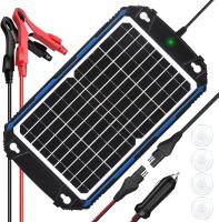 China 12W 12V Solar Panel Trickle Charger Solar Powered Battery Maintainer MPPT for sale