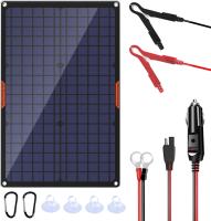 China Trickle Motorhome Solar Battery Charger Pack 30W 12V for sale