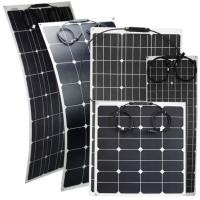China Multifunctional PV Flexible Solar Panel 12V 24V 110W For Car Home Boat for sale