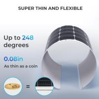 China Marine RV Thin 100w Flexible Solar Panel Cell IP68 Waterproof ODM for sale