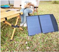 China FT60 Foldable Solar Panel 60w Charger Blanket Waterproof IP65 with black for sale