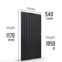 China Off Grid  Flexible Solar Panel Kit  150w 18V for sale