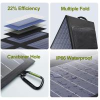 China IP67 Waterproof Portable Solar Panel Foldable Charger 60W For Laptop Cellphone for sale