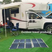 China Monocrystalline 200 Watt Folding Solar Blanket Panel For Camping Trailer Car Marine for sale