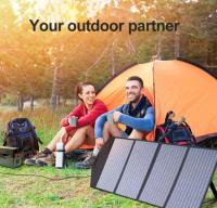 China Monocrystalline 200 Watt Folding Solar Blanket Panel For Camping Trailer Car Marine for sale