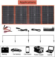 China 80W Portable Solar Panel Foldable Backpacking  Lightweight Charger For Outdoor for sale