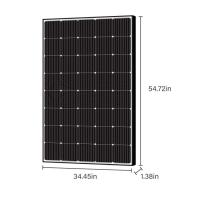 China 250W 15V Monocrystalline Flexible Solar Panel for RV Marine for sale