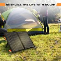 China 100W Off Grid Foldable Solar Charger Portable Solar Panel Kit For Camping for sale