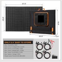 China 100W Off Grid Foldable Solar Charger Portable Solar Panel Kit For Camping for sale