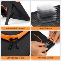 China 100W Off Grid Foldable Solar Charger Portable Solar Panel Kit For Camping for sale