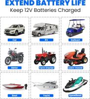 China 7.5W Portable Rv Solar Battery Charger Solar Car Battery Maintainer 12V for sale