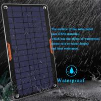 China Powered Trickle 12V Solar Battery Charger Panel Waterproof 10W for sale