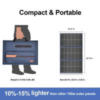 China Flexible Foldable Solar Blanket For Power Station 105W 20V for sale