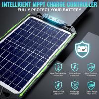 China 10W 12V Waterproof Solar Battery Charger Maintainer for Car Boat Marine RV for sale