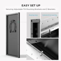 China Waterproof 12V 100W Rigid Solar Panel Mono PV Modules High Efficiency for sale