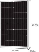 China 160W Off Grid Monocrystalline PV Cell Module Mono Poly Solar Panel 12V for sale