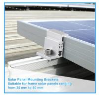 China Adjustable Solar Panel Accessories Grounding Gutter Kit For PV Mounting System for sale