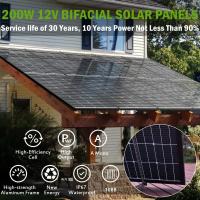 China 200W Solar Monocrystalline Pv Panels Module 12V 10BB For RV Home for sale