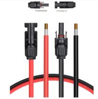 China 10AWG PV Extension Cables Solar Panel Accessories For Portable Solar Panel for sale