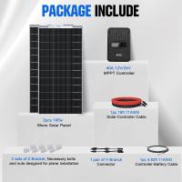 China Monocrystalline Solar Panel Kit MPPT Off Grid 400 Watt 12V for sale