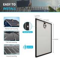 China 24V 320W Solar Panel Monocrystalline On Off Grid For RV Trailers for sale