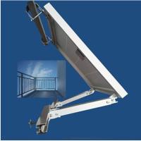 China Rustproof Balcony Solar Panels Mounting Brackets Lightweight with white for sale