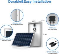 China Polycrystalline Balcony Solar Panels Off Grid 100 Watt 12 Volt for sale