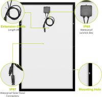 China 250W 15V Monocrystalline Sloar Panel PV Module Off Grid Lightweight for sale