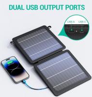 China 10W Portable Solar Charger  Bank For Camping 5V 2A Waterproof IPX4 for sale