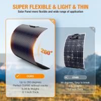 China 120W 21.7V Flexible  Solar Cell panels Bendable For Motorhome Caravan Camper Boats Roofs for sale