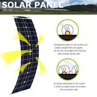 China 300W Monocrystalline Usb Solar Panel Kit For Motorhome 50A 12-24V for sale