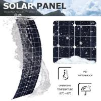 China 300W Monocrystalline Usb Solar Panel Kit For Motorhome 50A 12-24V for sale