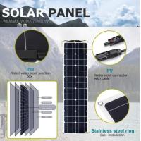 China 300W Monocrystalline Usb Solar Panel Kit For Motorhome 50A 12-24V for sale