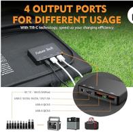 China FTB70000 Power Bank with 350W Solar Generator,60W Solar Panel and 10W USB LED Light Kit for sale